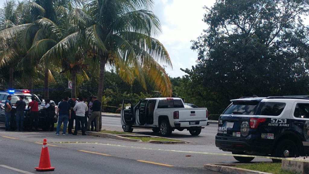 Balacera en Zona Hotelera de Cancún deja un ejecutado