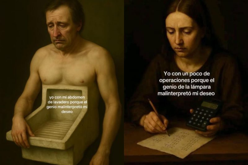 'El genio malinterpretó mi deseo': el meme barroco que conquista las ...
