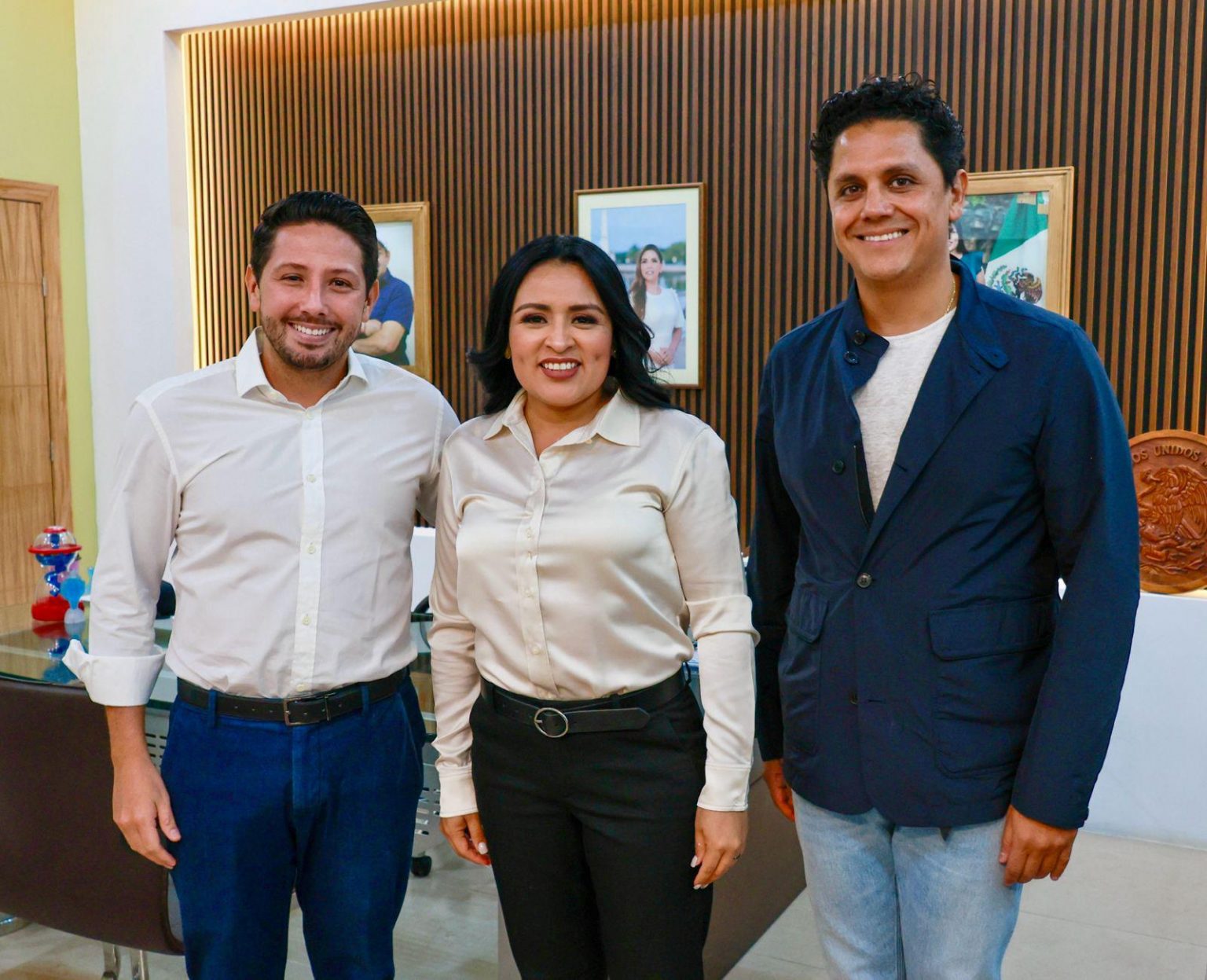 Renán Sánchez y Blanca Merari cierran filas por Puerto Morelos