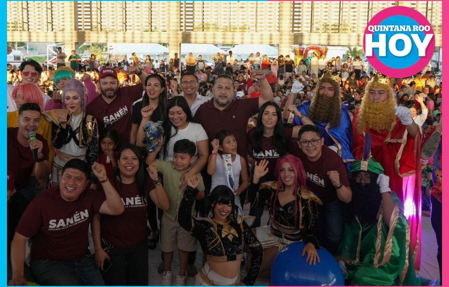 Jorge Sanén celebra el Día de Reyes con la niñez de Cancún - Quintana ...