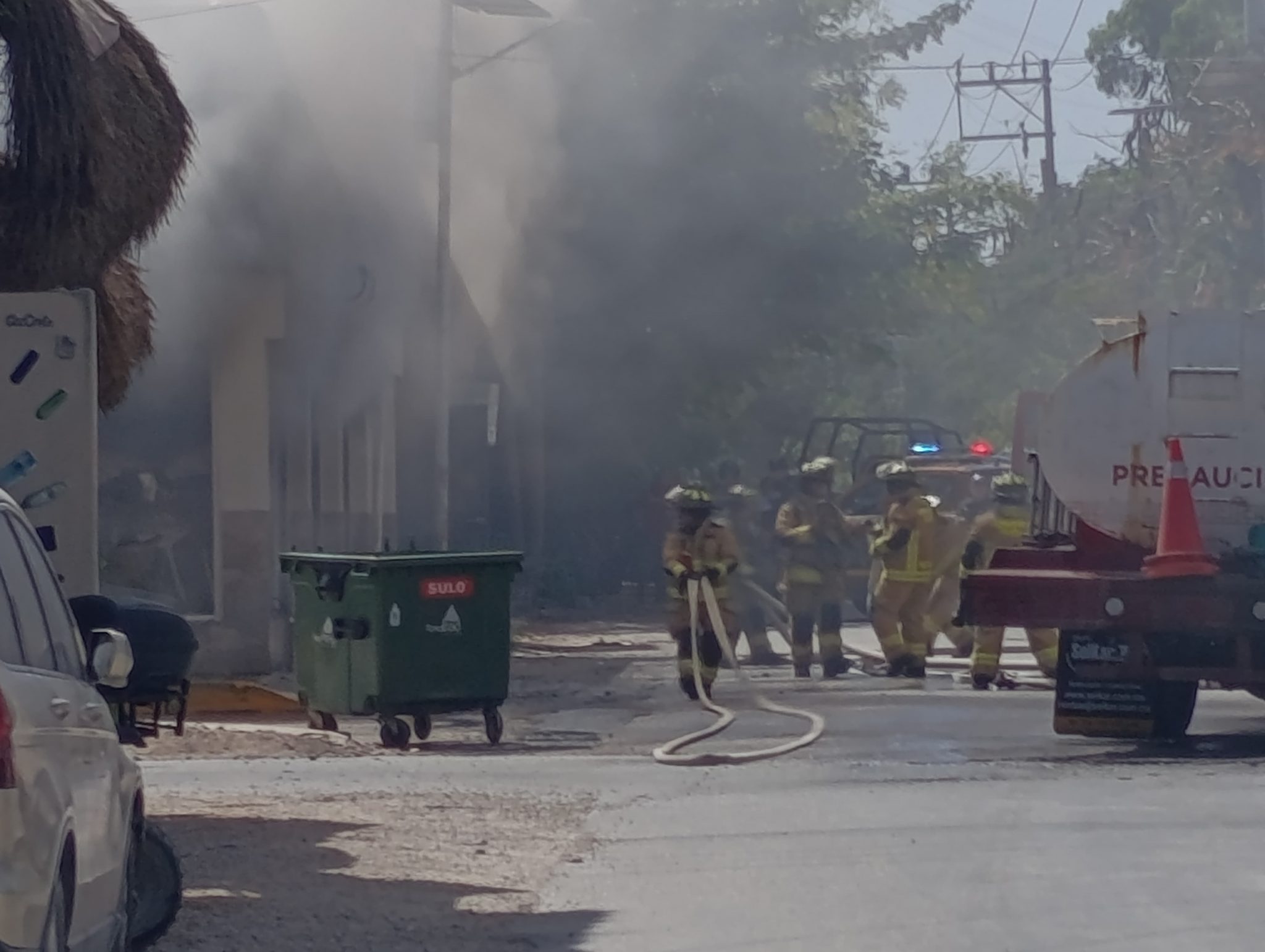 Ataques e incendios generan alerta y despliegue de seguridad en Tulum