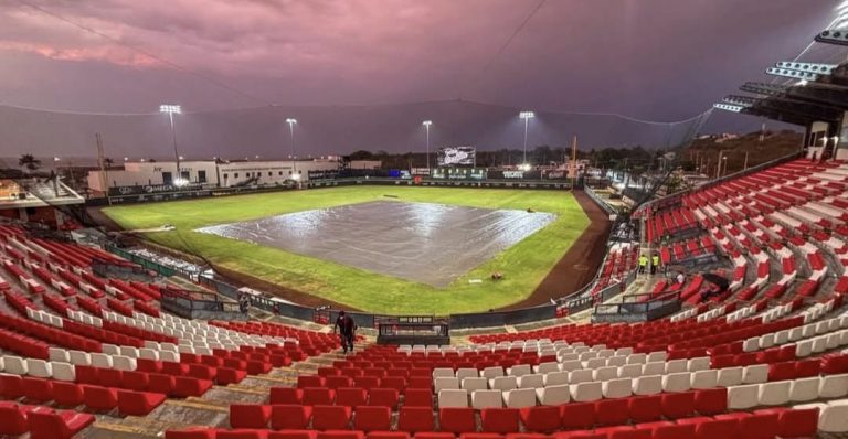 Lluvias suspenden la doble cartelera entre Piratas y Tigres de Q. Roo